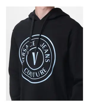 Versace Logo Print Hoodie