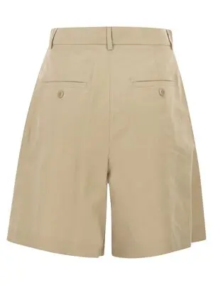 Max Mara Cuba Pleated Bermuda Shorts