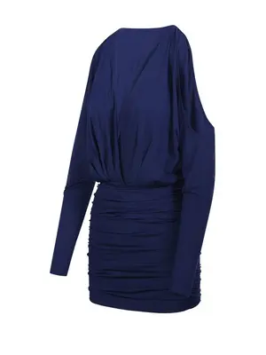 AMAZUIN Oliusa Draped Cut-out Mini Dress