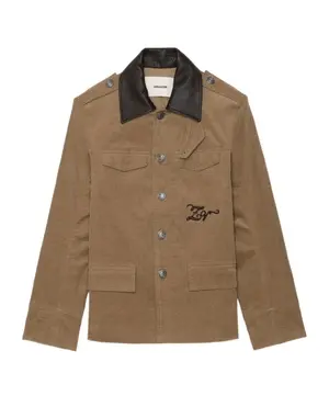 Zadig&Voltaire Veram Corduroy Embroidered Jacket