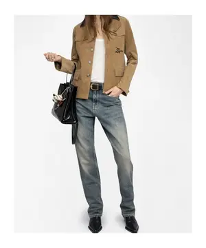 Zadig&Voltaire Veram Corduroy Embroidered Jacket