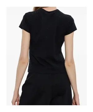 Alexander Wang Logo Baby Rhinestone T-shirt