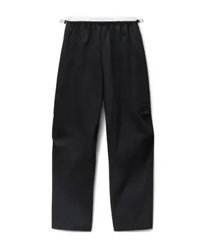 Alexander Wang Logo Elastic Waist Pants - Black