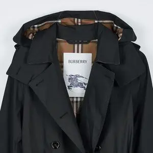 Burberry Telford Hooded Windbreaker - Black