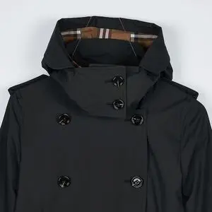 Burberry Telford Hooded Windbreaker - Black