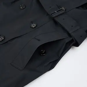 Burberry Telford Hooded Windbreaker - Black