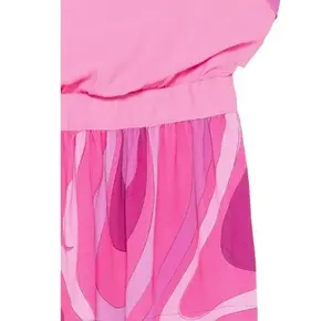 Emilio Pucci Sleeveless Printed Round Neck Dress