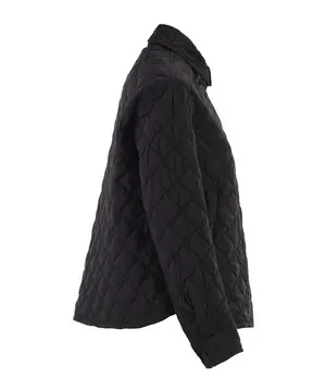 Herno Diamond Quilted Button-up Jacket - Black
