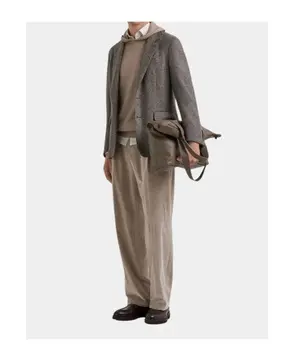 Canali Single-breasted Coat With Notched Lapel