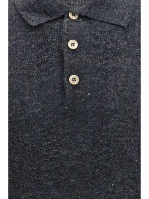 Brunello Cucinelli Knitted Short Sleeve Polo Shirt
