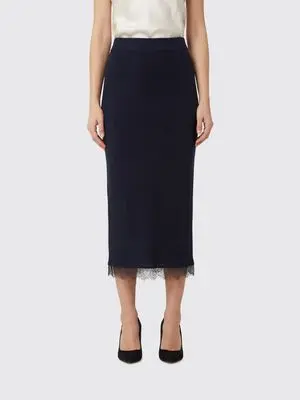 Arch4 Lace Trim Knitted Skirt