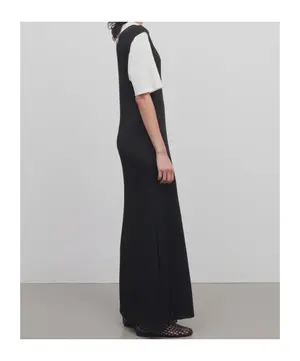 THE ROW Sleeveless Scoop Neck Maxi Dress