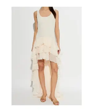 ROTATE BY BIRGER CHRISTENSEN Tiered Ruffle Dress