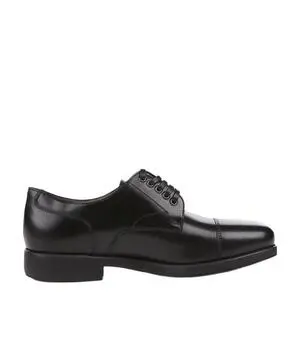 FERRAGAMO Larry Series Cap Toe Oxford Shoes - Black