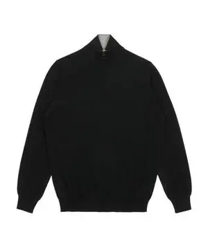 FERRAGAMO Ribbed Quarter Zip Sweater - No