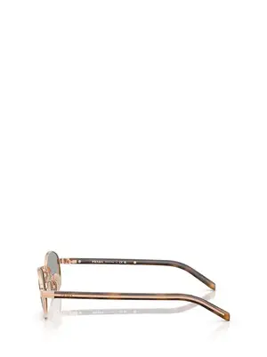 Prada Oval Frame Sunglasses