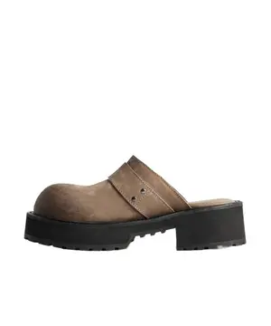 Balenciaga Venom Mules With Worn-out Effect