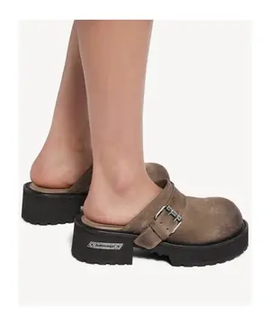 Balenciaga Venom Mules With Worn-out Effect