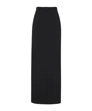 THE ROW Roux Belt-loops Maxi Skirt - Black