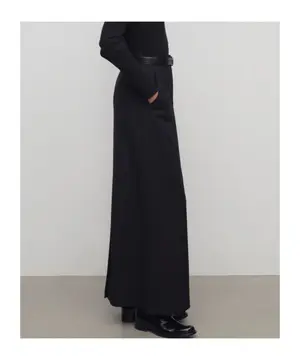THE ROW Roux Belt-loops Maxi Skirt - Black