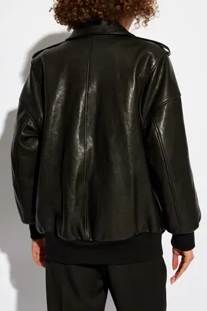 Alexander McQueen Zipped Leather Jacket