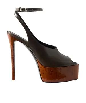Attico Glossed Sandals For Women