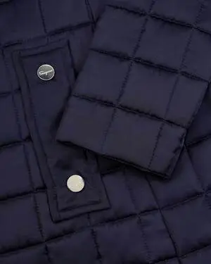 FERRAGAMO Quilted Cotton Suit With Lapel