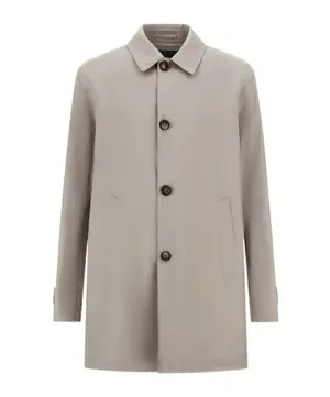 Men's Weather-Resistant Wool-Blend Coats