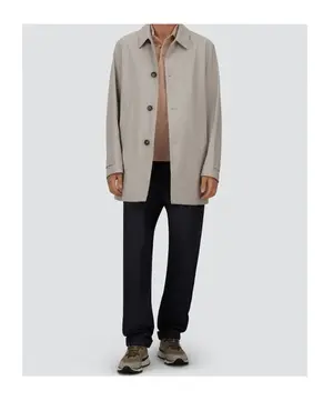Herno 3-layer Wool Coat - Pearl Grey