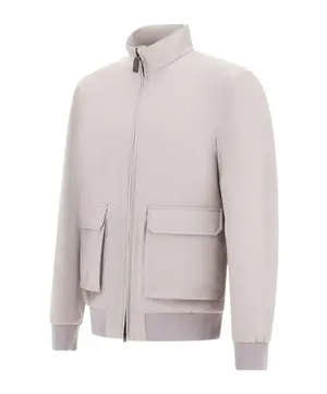 Herno 3-layer Wool Storm Bomber Jacket