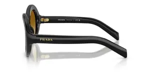 Prada Oversized Round Frame Sunglasses - Multicolor