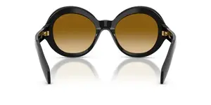 Prada Oversized Round Frame Sunglasses - Multicolor