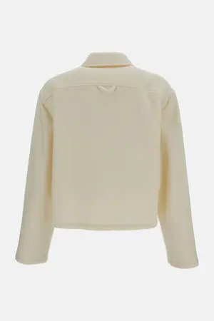 RIER Button Detailed Long-sleeved Polo Shirt - Nude