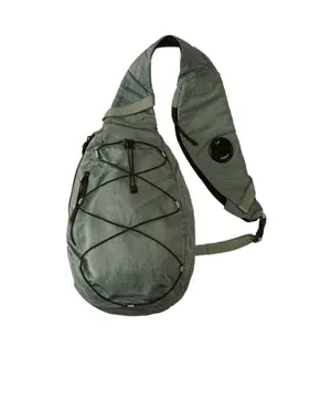 C.P. COMPANY Zip-fastening Backpack - Silver-blue