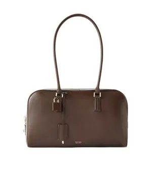 TOM FORD Leather Shoulder Bag - Brown