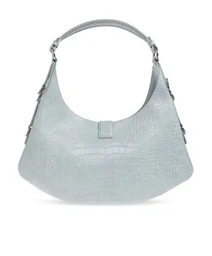GANNI Embossed Leather Tote Bag