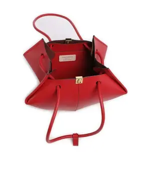 COCCINELLE Kamy Logo Lettering Shoulder Bag - Red