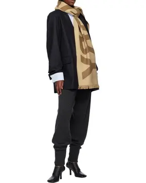 Burberry Two-toned Logo Intarsia Scarf