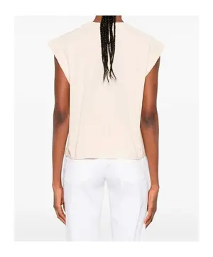 TWINSET Round Neck Embellished Top