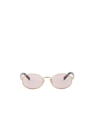 Prada Oval Metal Sunglasses - Pink