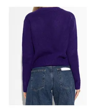 LISA YANG Button V-neck Cardigan - Blue