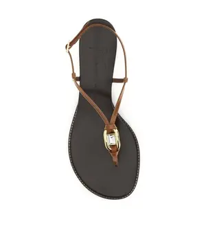 GIUSEPPE ZANOTTI Amhelia Wedge Heeled Sandals - Brown