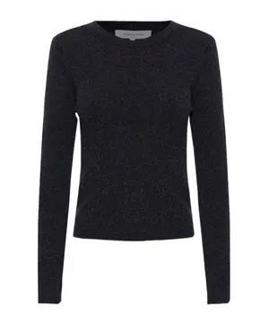Maison Kitsuné Crew Neck Long Sleeve Top