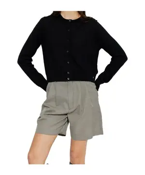 ANINE BING Button-fastening Cardigan - Black