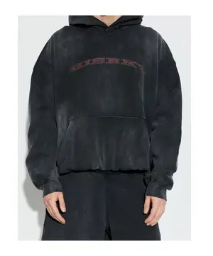 MISBHV Long Sleeve Hoodie With Hood, Cuffs, And Hem