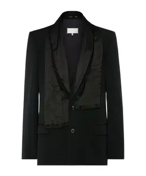 MAISON MARGIELA Scarf Jacket - Black
