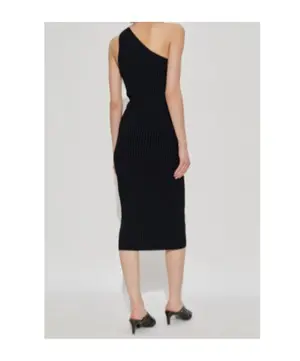 IRO PARIS Sleeveless One-shoulder Rib-knit Dress