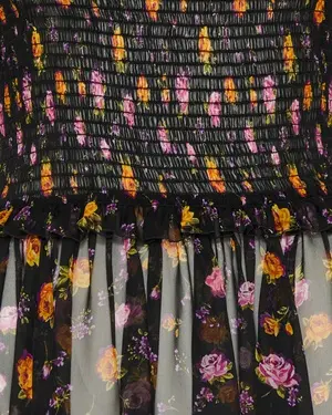 Dolce & Gabbana Floral Ruffled Mini Dress