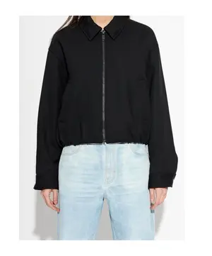 Michael Kors Twill Bomber Jacket