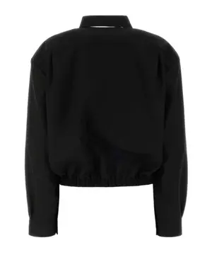 JIL SANDER Blouson Cropped Jacket - Black